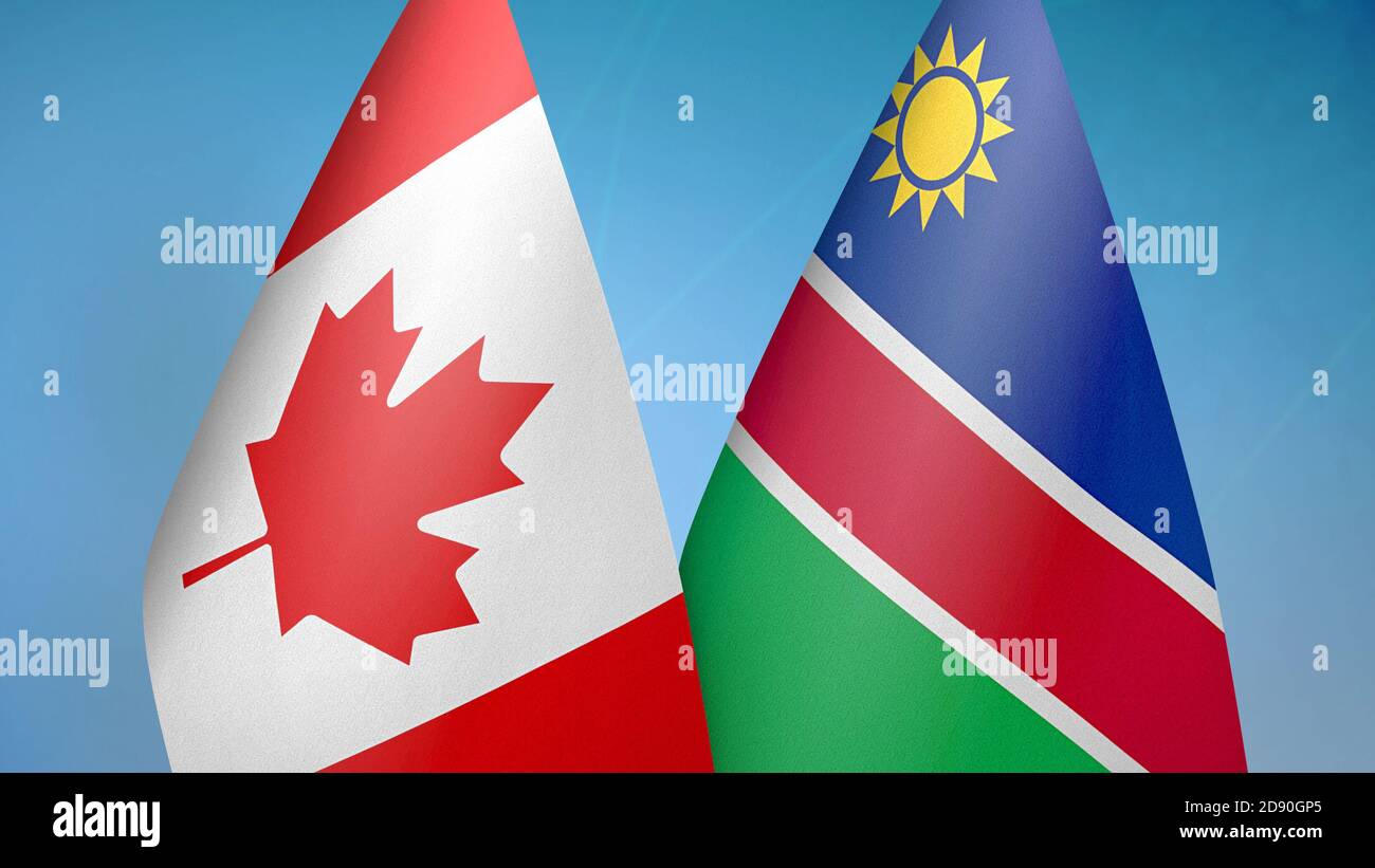 Canada namibia flag hi-res stock photography and images - Alamy