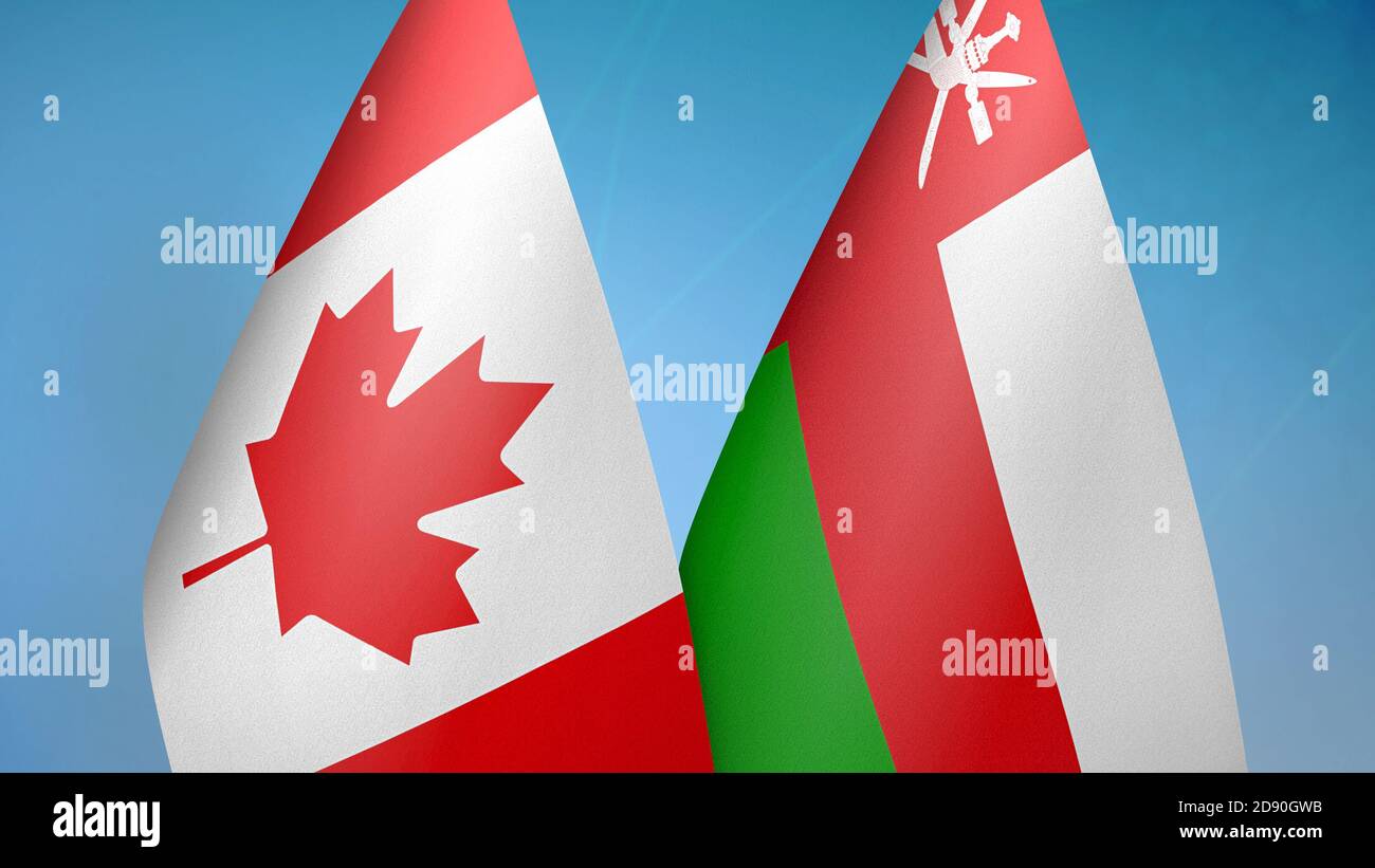 Oman canada flag hi-res stock photography and images - Alamy