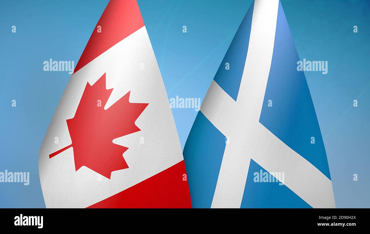 Scotland canada flag hi-res stock photography and images - Alamy