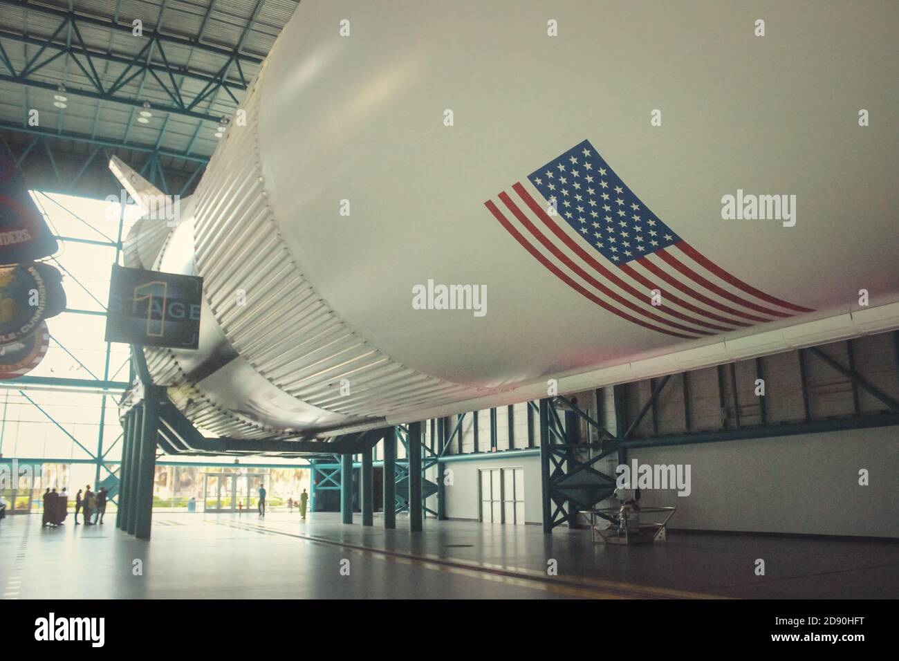 The Apollo/Saturn V Center at the Kennedy Space Center, Florida Stock ...