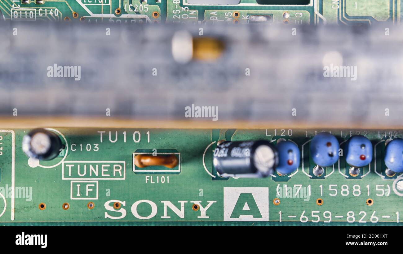 Circuit board of television hi-res stock photography and images - Alamy
