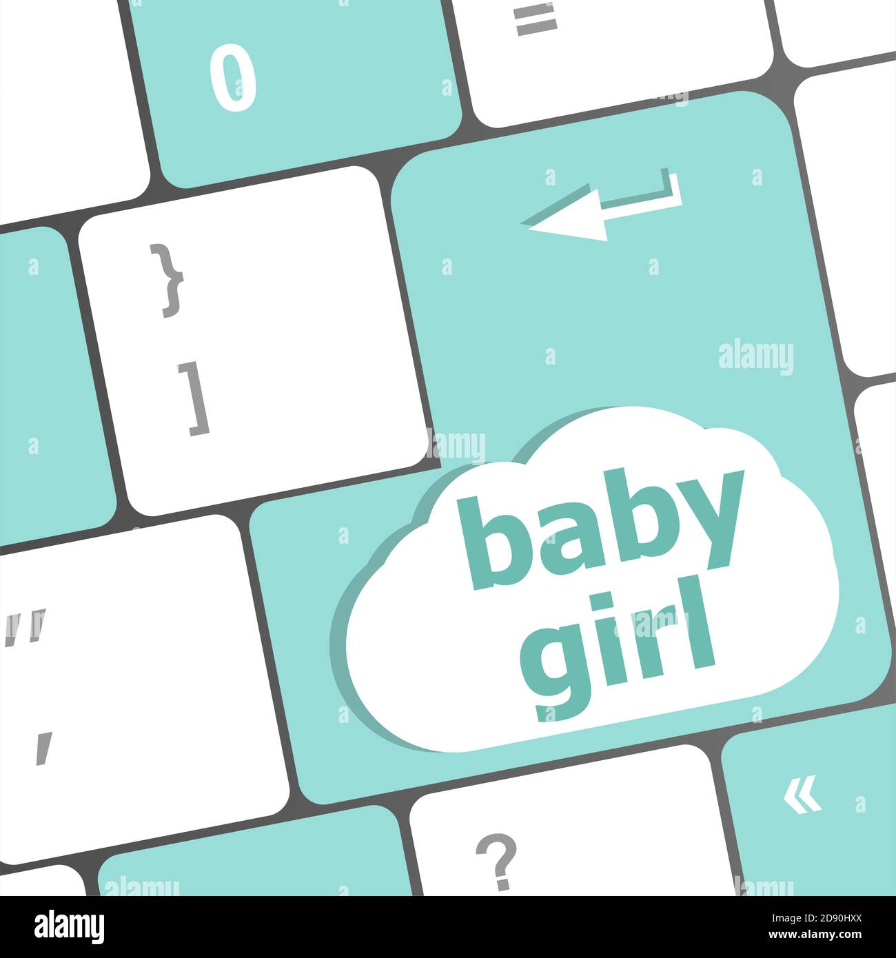 computer keyboard enter key button - baby girl Stock Photo - Alamy computer keyboard enter key button - baby girl Stock Photo - Alamy