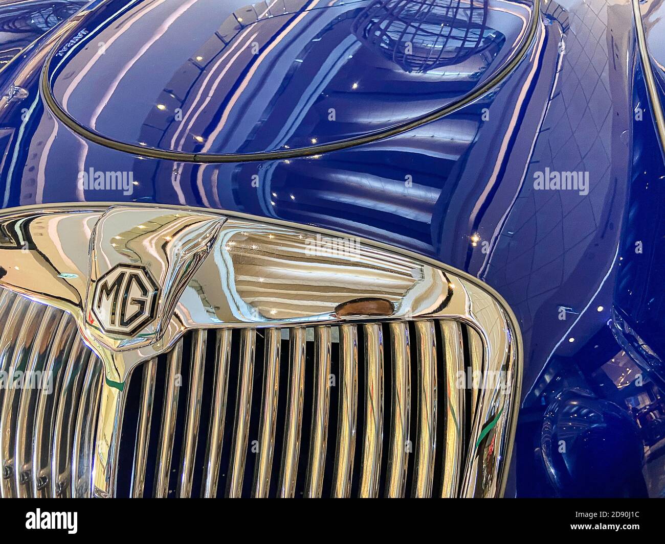 shining paint of classic vehicle that manufactured in British Stock ...