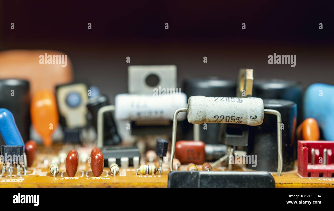 Electrical Capacitor High Resolution Stock Photography and Images - Alamy