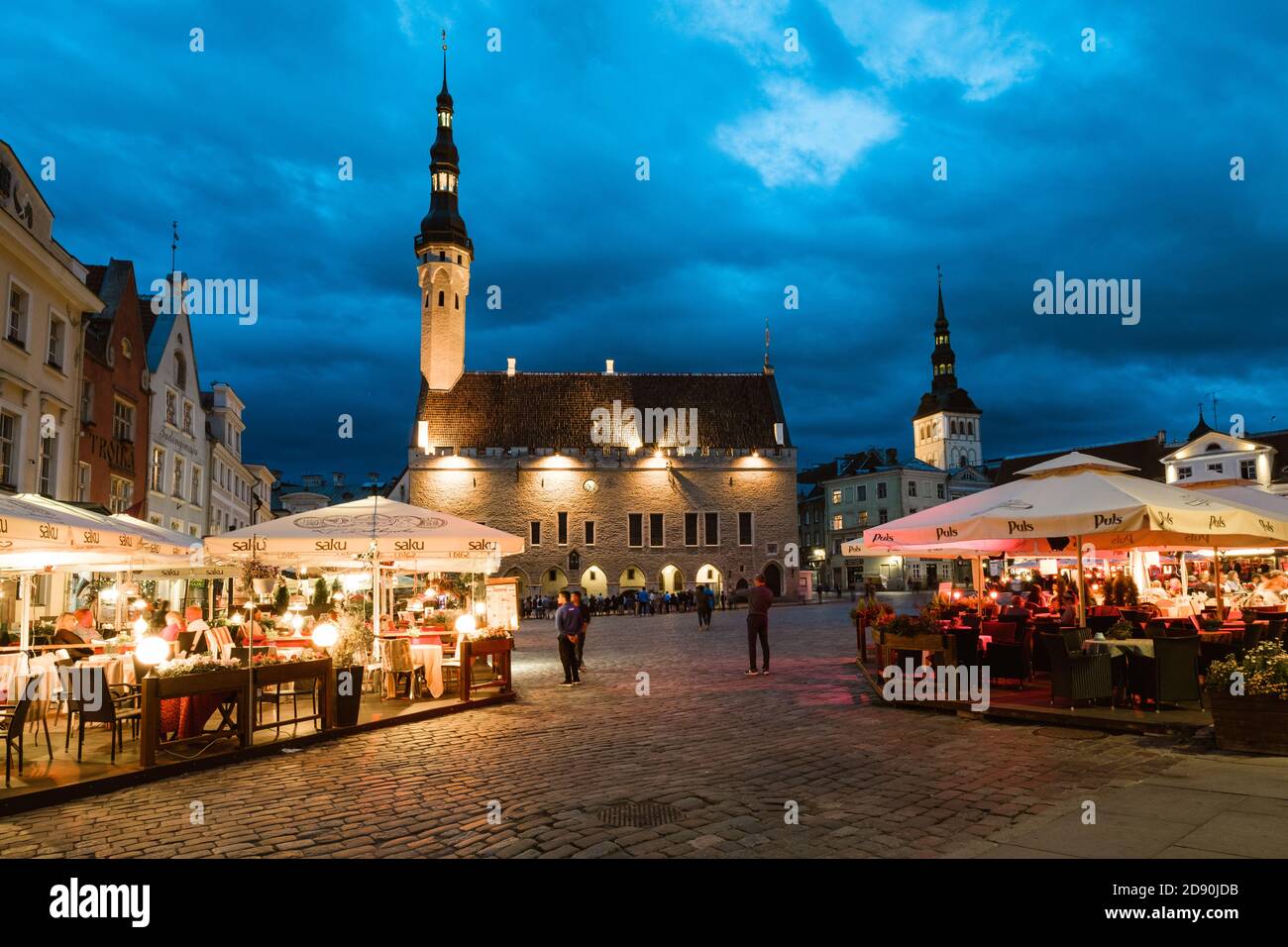 Tallinn main square estonia hi-res stock photography and images - Alamy