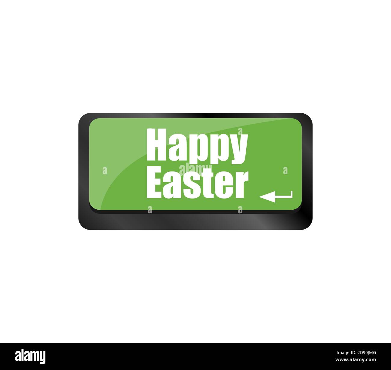 Decorative text happy easter Cut Out Stock Images & Pictures - Alamy