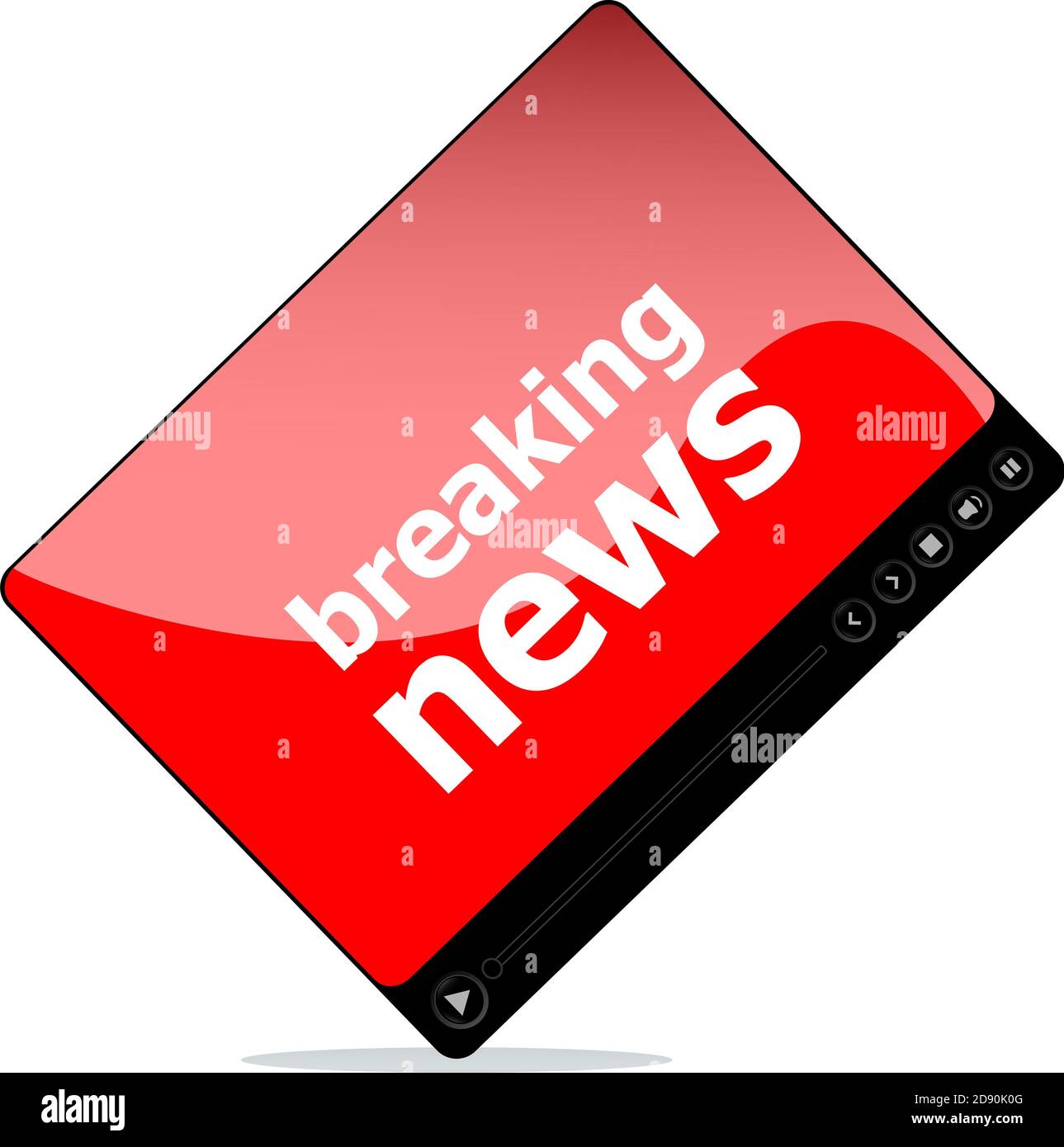 Breaking news template set hi-res stock photography and images - Alamy