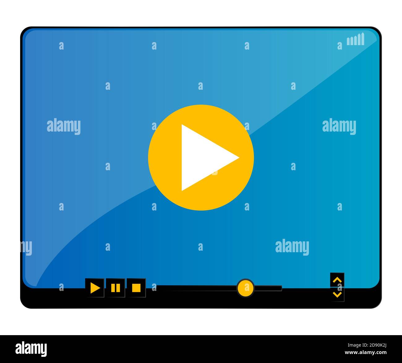 Web Video Player Icon
