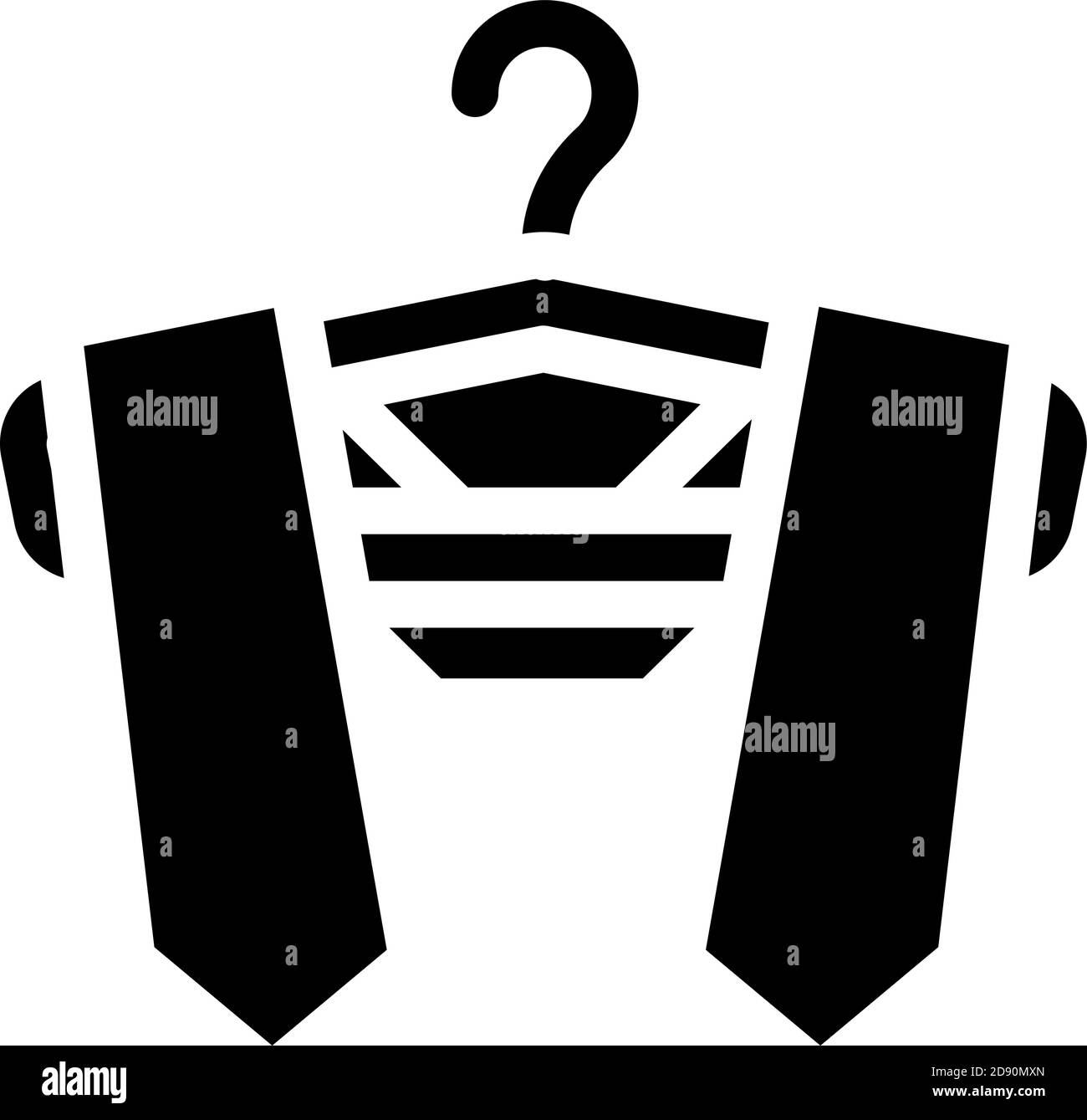 graduation stole glyph icon vector illustration sign Stock Vector Image ...