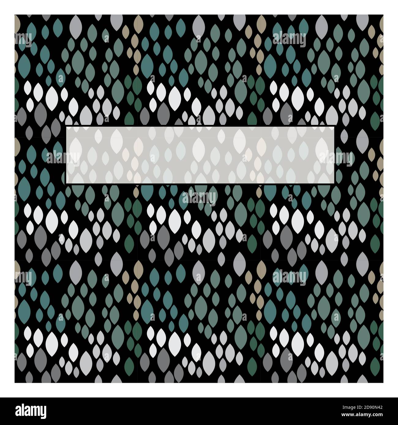Abstract Snake Skin Pattern with Frame and Sample Text. Illustration ...