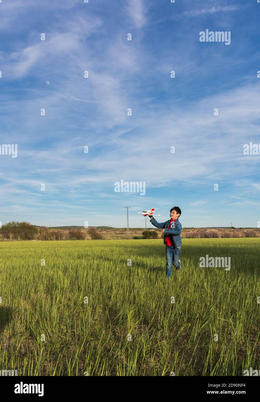 Boy in pilot costume hi-res stock photography and images - Alamy