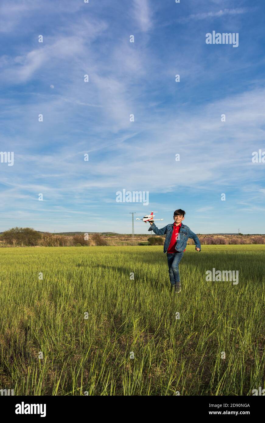Boy in pilot costume hi-res stock photography and images - Alamy