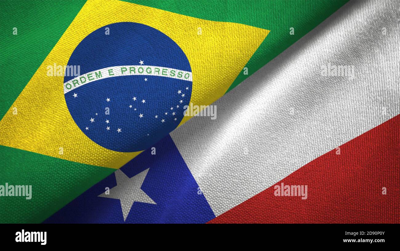Brazil chile flag hi-res stock photography and images - Alamy