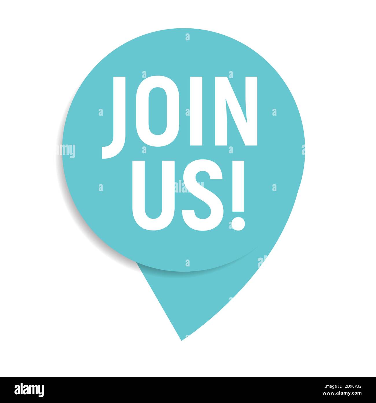 Join Us concept of important announcement. illustration Stock Photo - Alamy