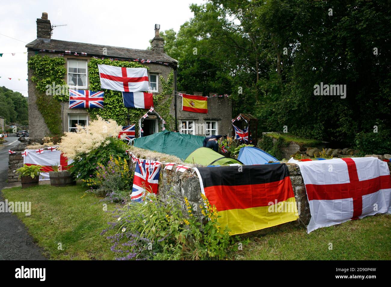 Le Grand Depart, Gunnerside Stock Photo - Alamy