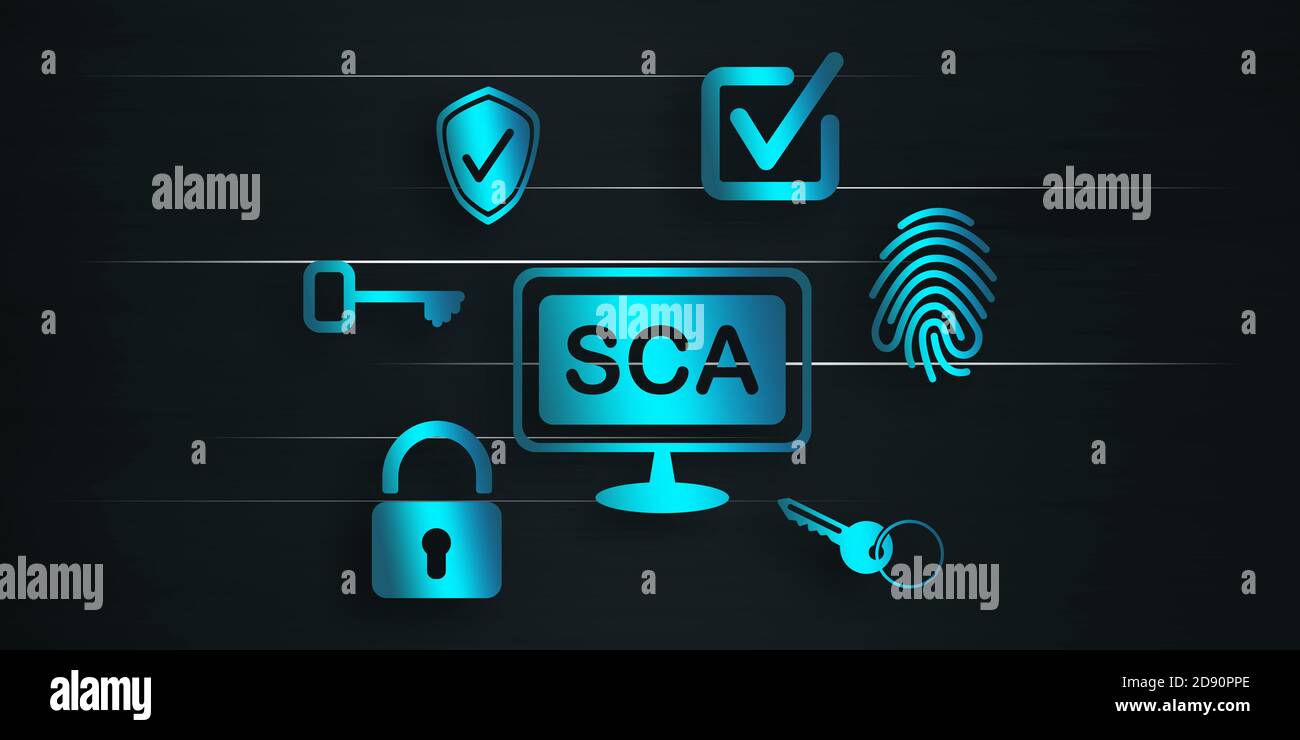 Illustration of a sca concept Stock Photo - Alamy