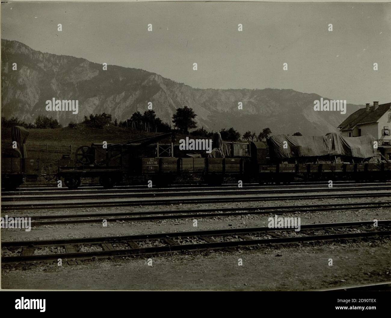 K.H.L.-15, Batterie 3 am Transport. Aufgenommen am 13. August 1916 ...