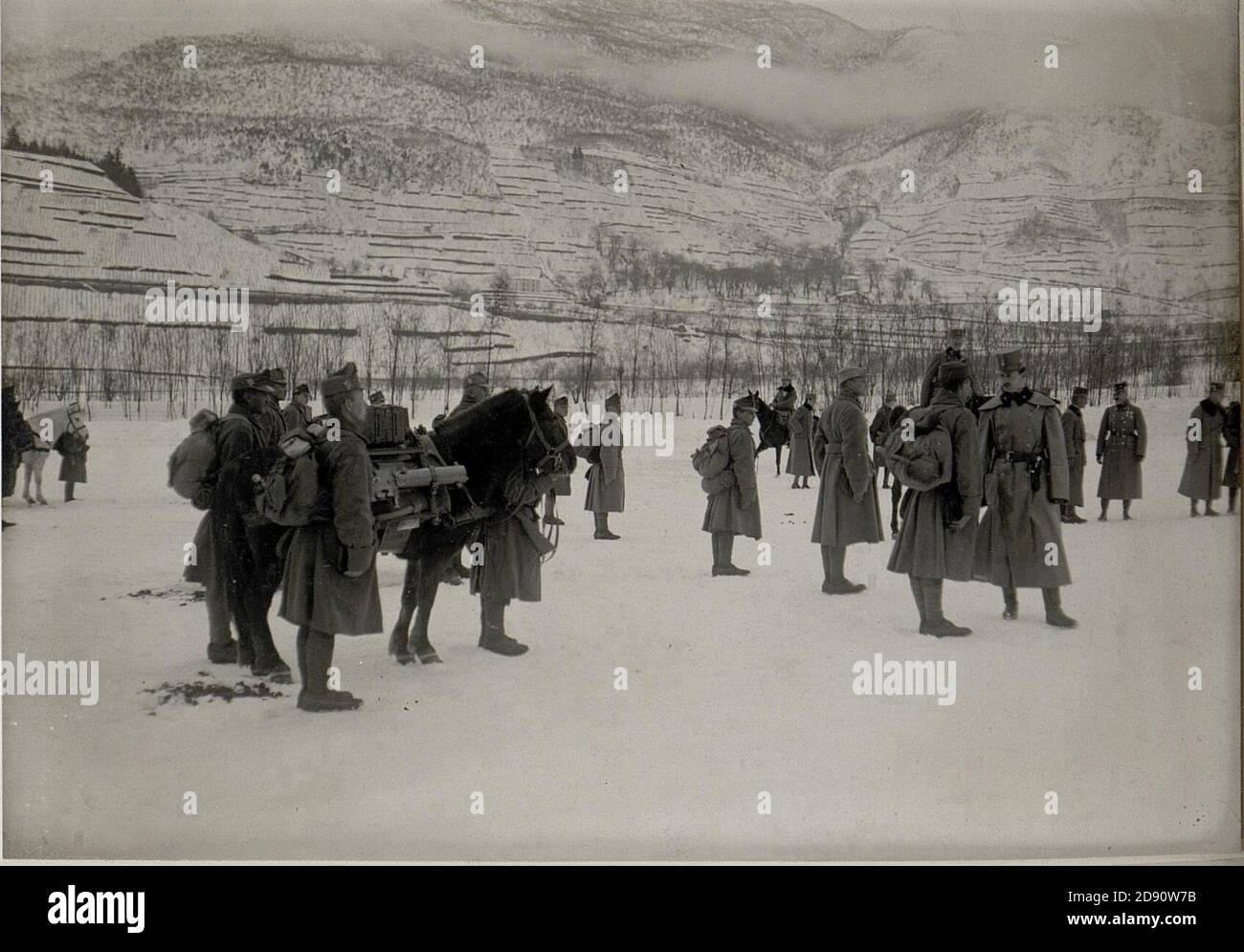 Kaiser Karl I. in Levico, 17.1.1917 Stock Photo - Alamy