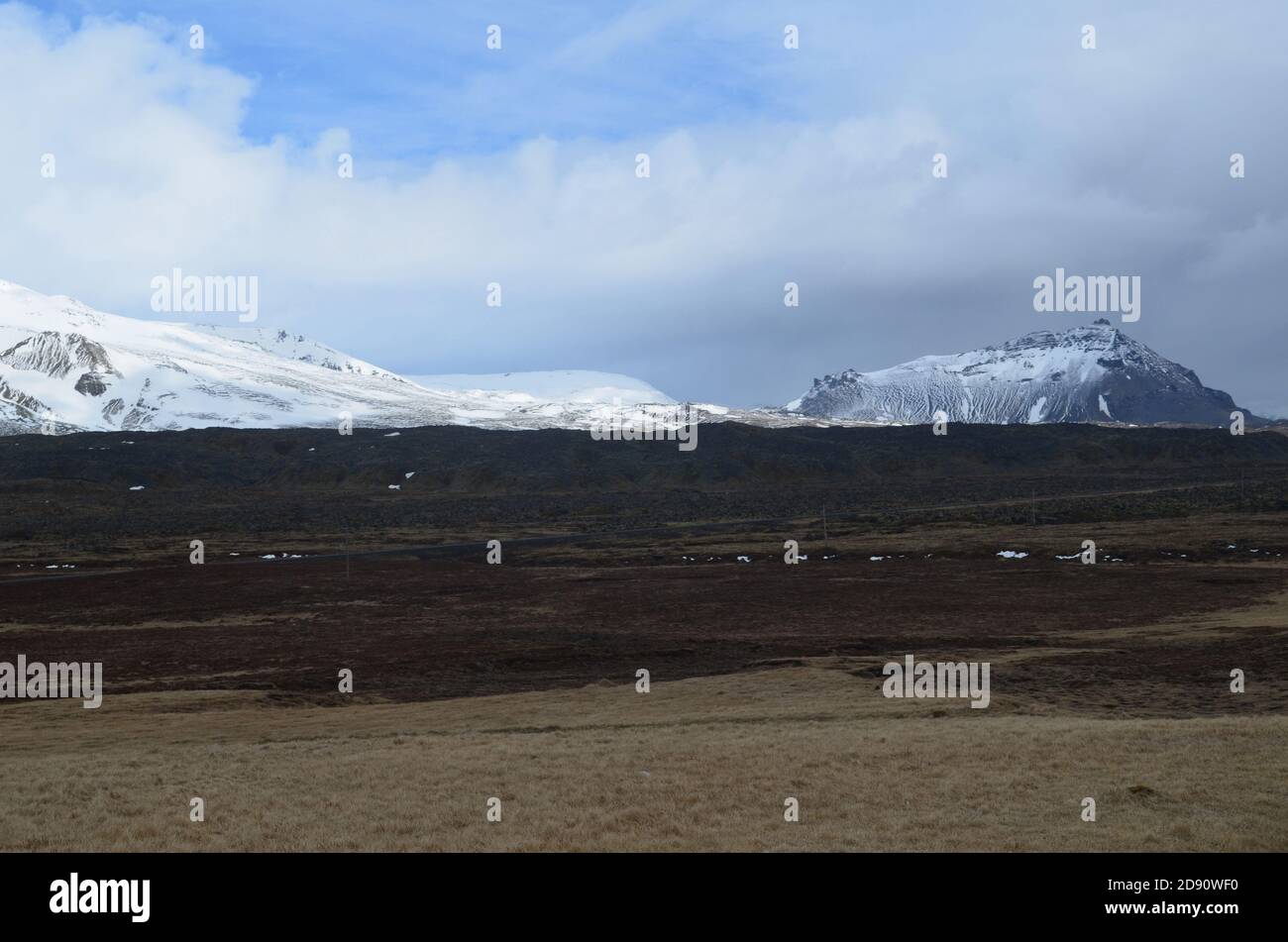 Scenic remote and rural landscape in Iceland Stock Photo - Alamy