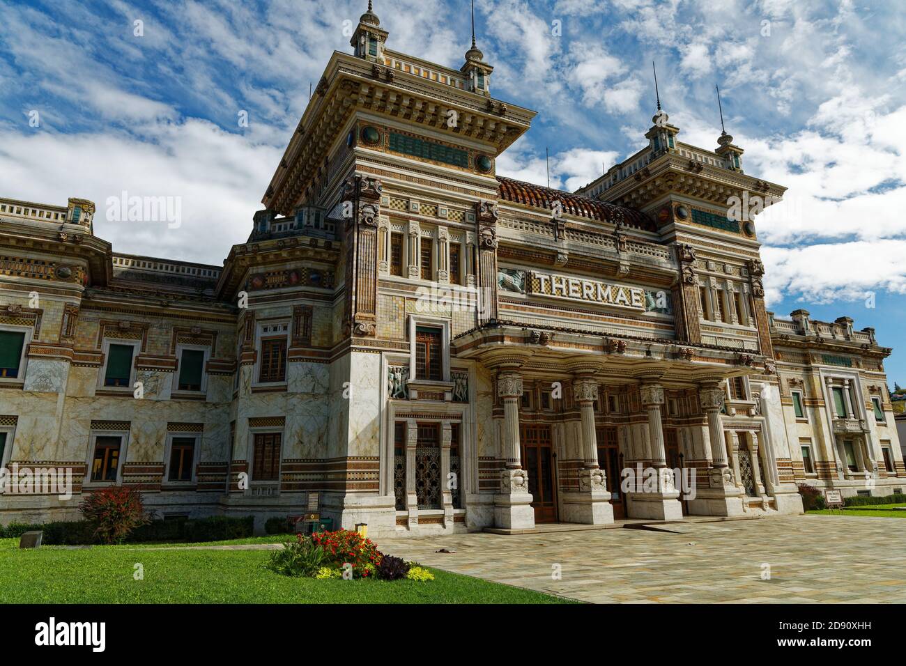 famous thermal bath building in Salsomaggiore Terme Stock Photo - Alamy