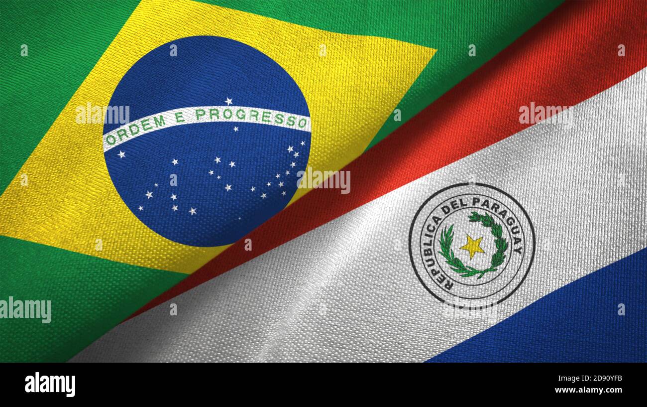 Brazil paraguay flag hi-res stock photography and images - Alamy