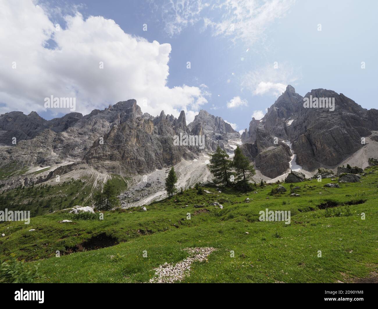 mountain scree in the natural park of the dolomites Stock Photo - Alamy