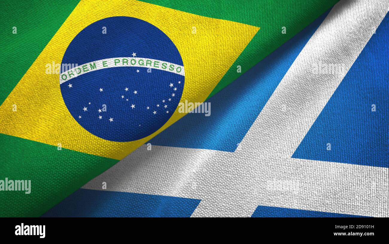 Brazil scotland flag hi-res stock photography and images - Alamy