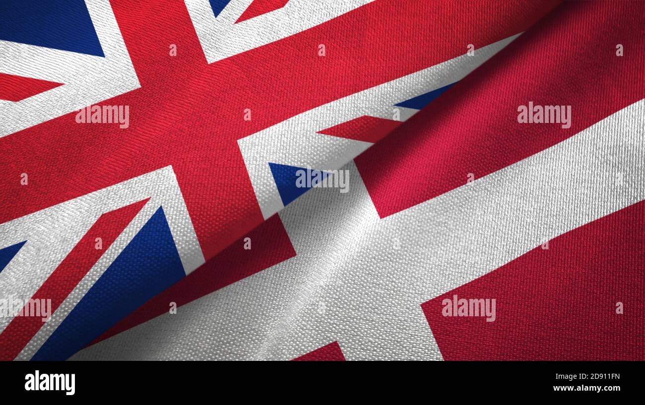 United kingdom kingdom denmark flags hi-res stock photography and ...