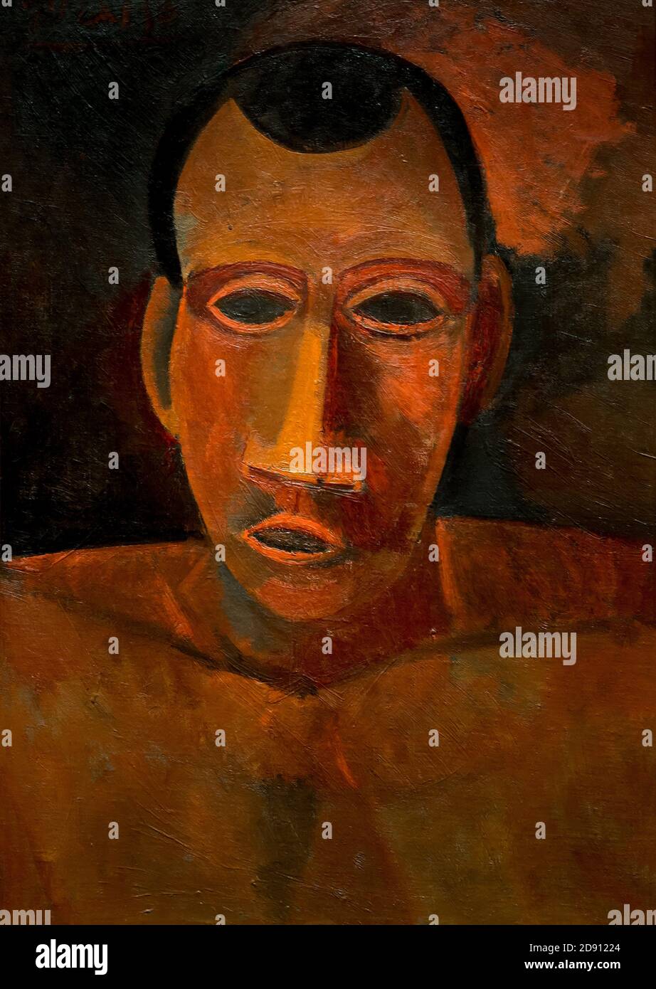 Bust of a Man, Pablo Picasso, 1908, Metropolitan Museum of Art ...