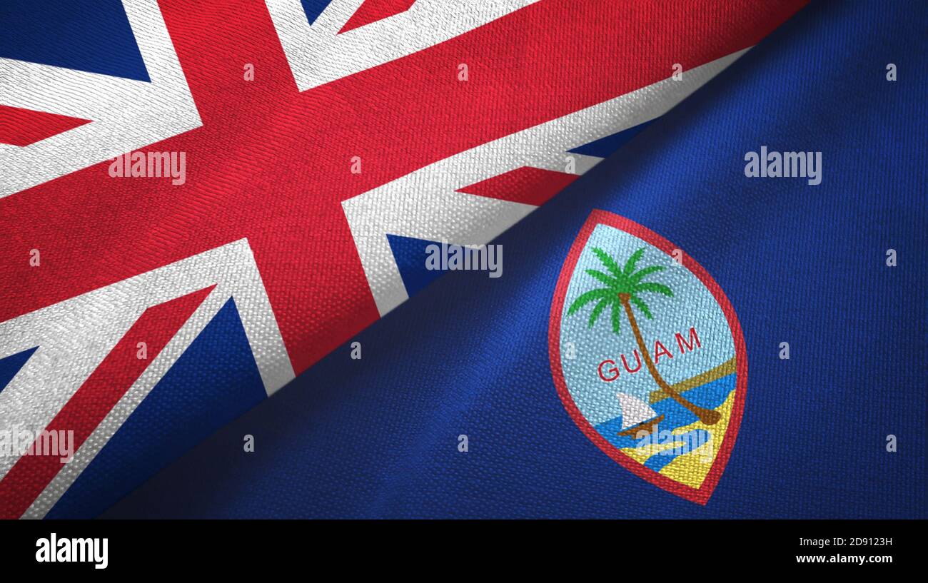 United kingdom guam flag hi-res stock photography and images - Alamy
