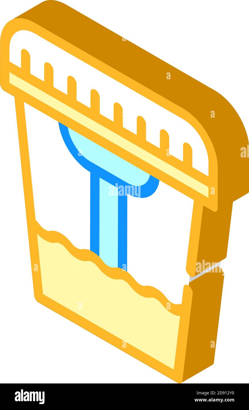 urine analysis isometric icon vector illustration sign Stock Vector ...