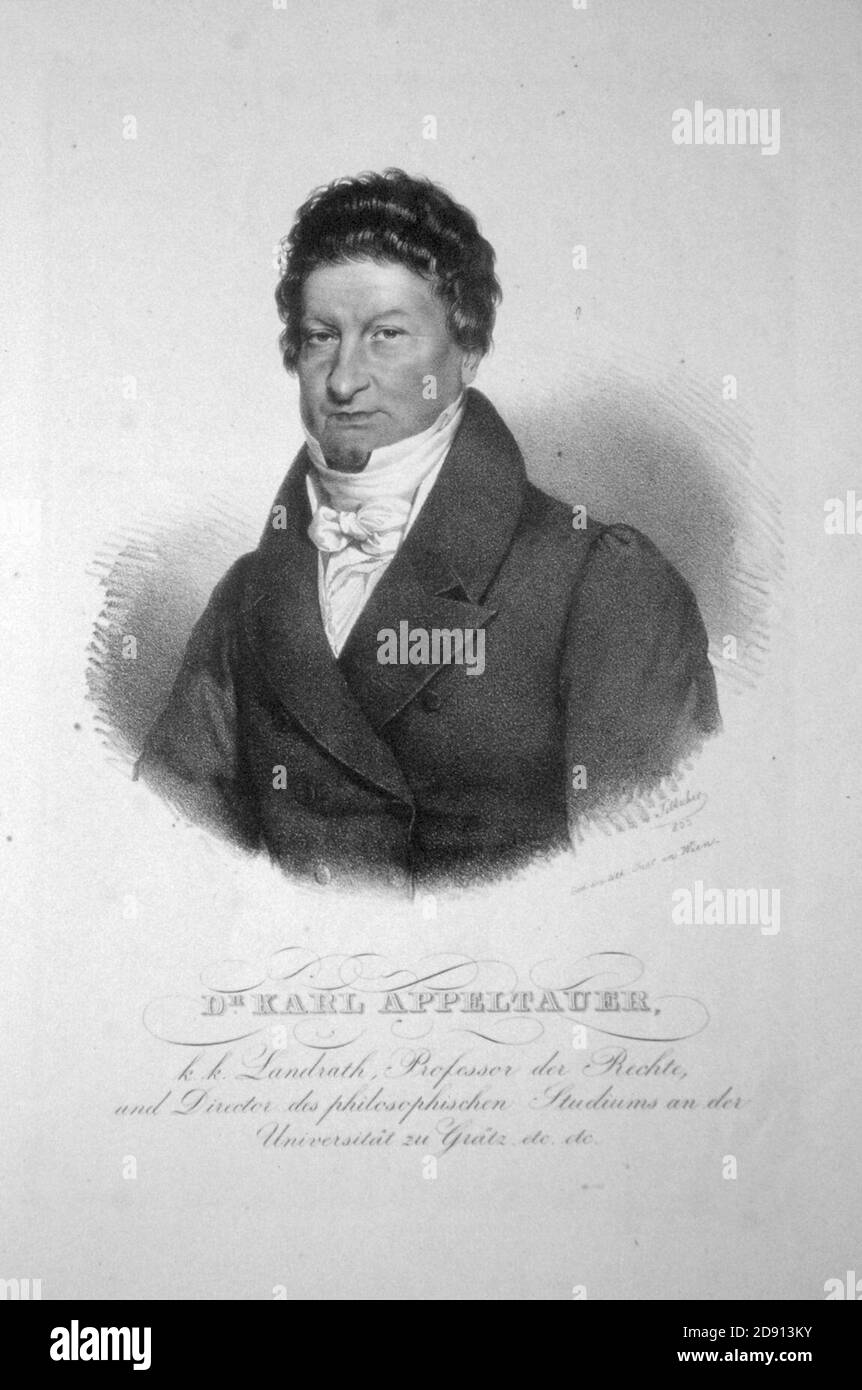 Karl Appeltauer Litho Stock Photo - Alamy