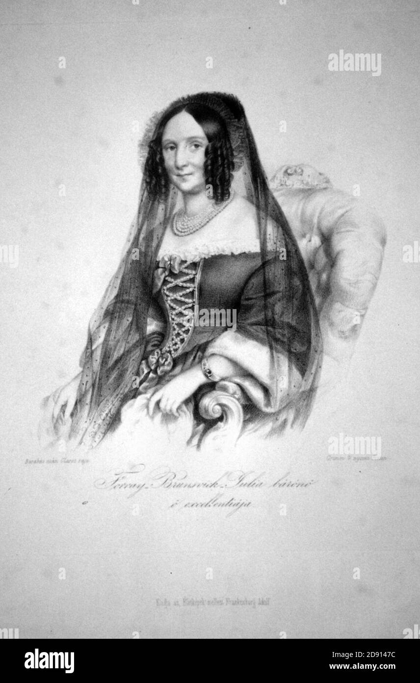 Julia Forray Litho Stock Photo - Alamy