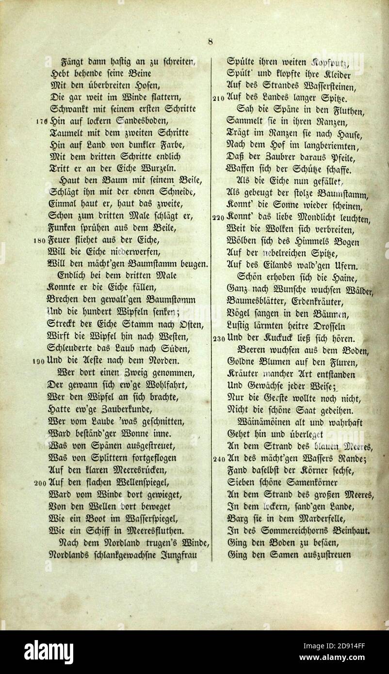 Kalewala, das National-Epos der Finnen - 008 Stock Photo - Alamy