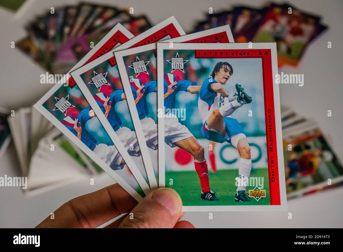 Trading Card Collection High Resolution Stock Photography and Images ...