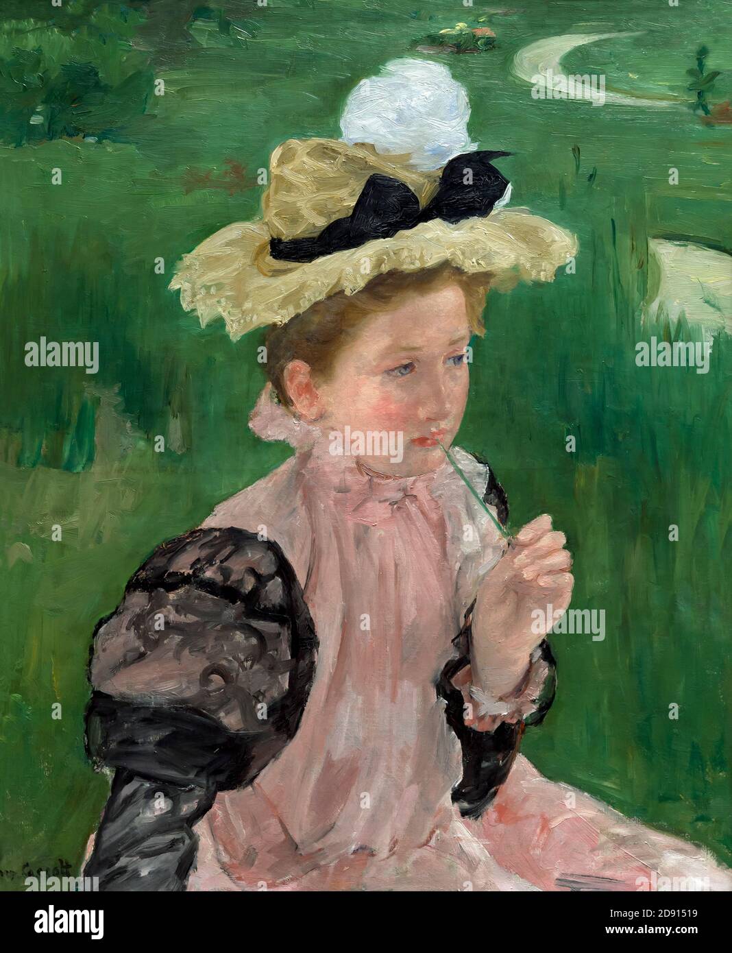 Portrait of a Young Girl, Mary Cassatt, 1899, Metropolitan Museum of ...