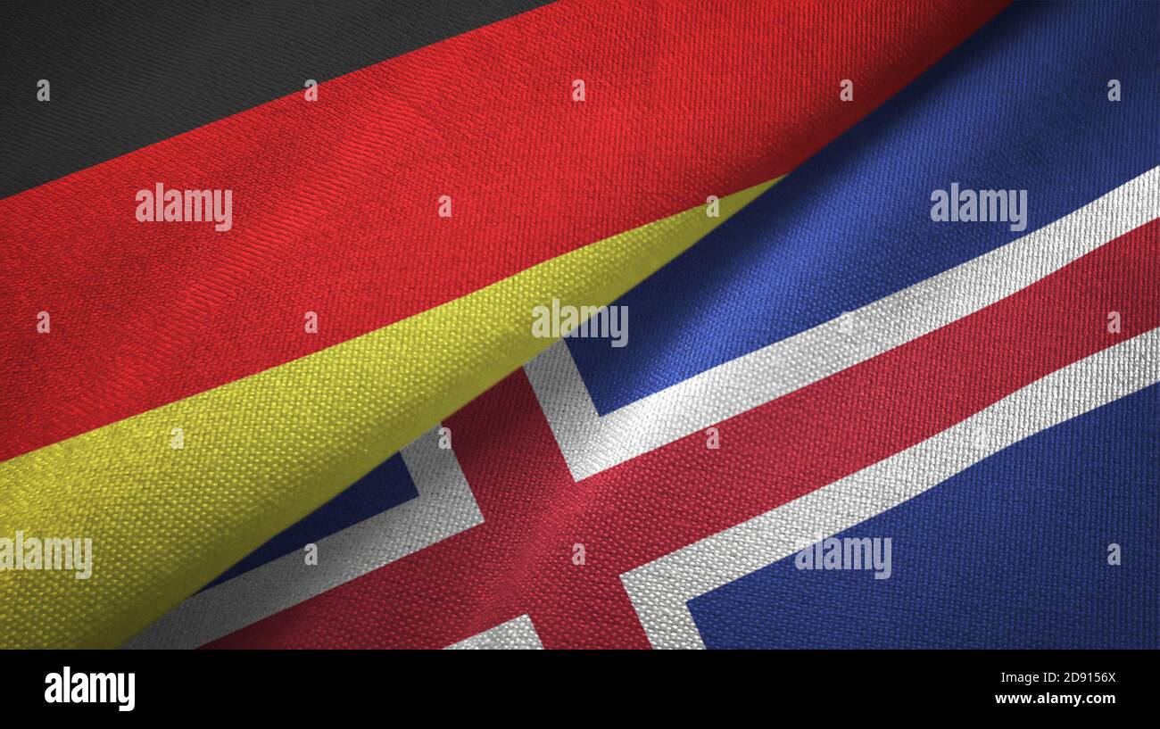Germany flags iceland hi-res stock photography and images - Alamy