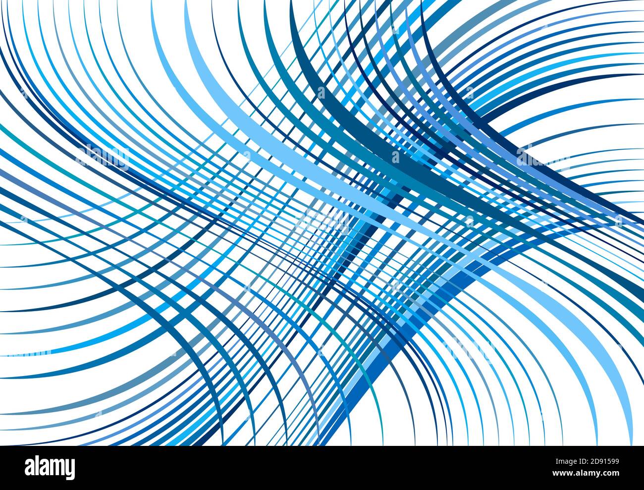 Grid, mesh of wavy, undulating, waving, billowy lines. Abstract ...