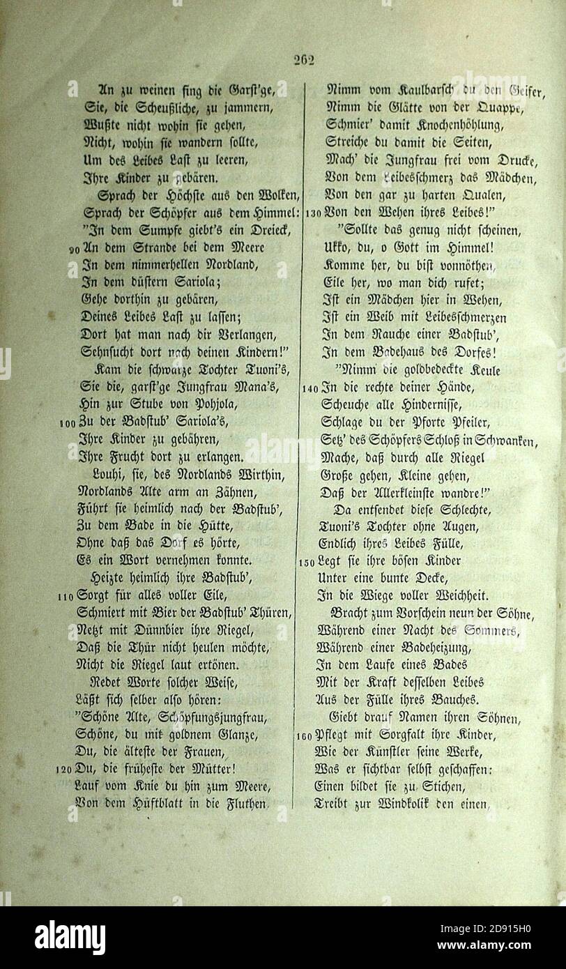 Kalewala, das National-Epos der Finnen - 262 Stock Photo - Alamy