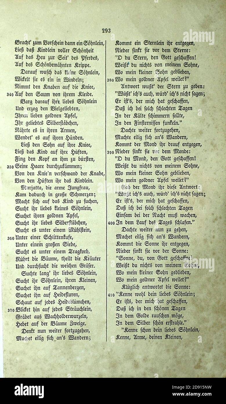 Kalewala, das National-Epos der Finnen - 293 Stock Photo - Alamy