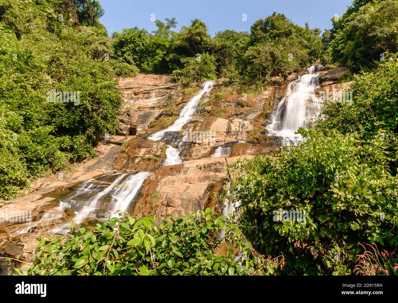 Bamni Waterfall is a A much spread-out waterfall and cascades over the ...