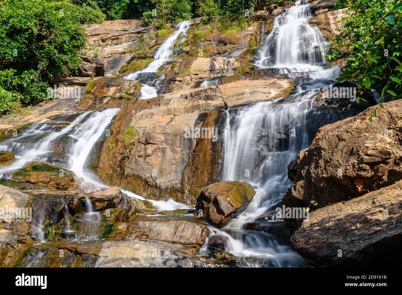 Bamni Waterfall is a A much spread-out waterfall and cascades over the ...