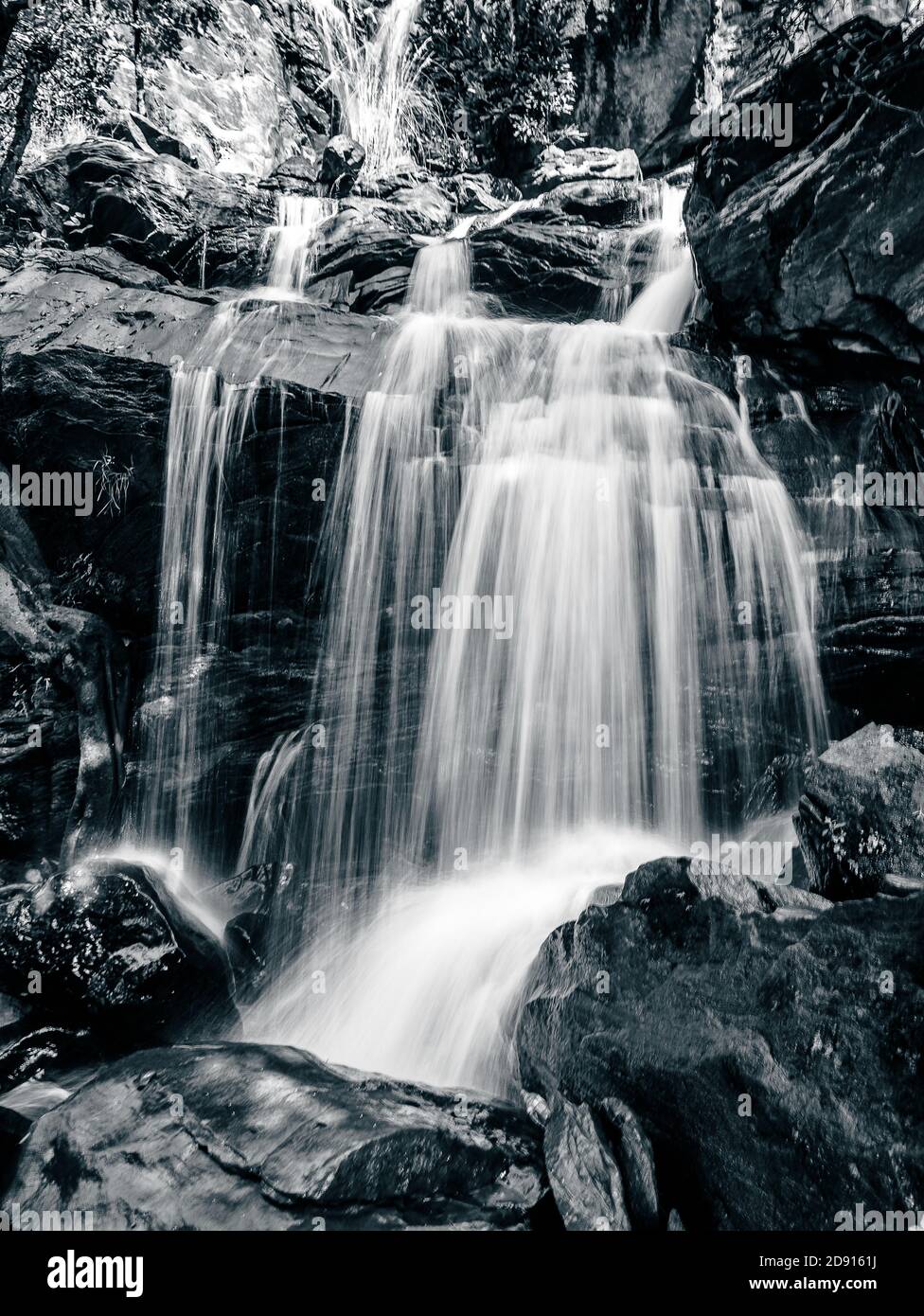 Bamni Waterfall is a A much spread-out waterfall and cascades over the ...