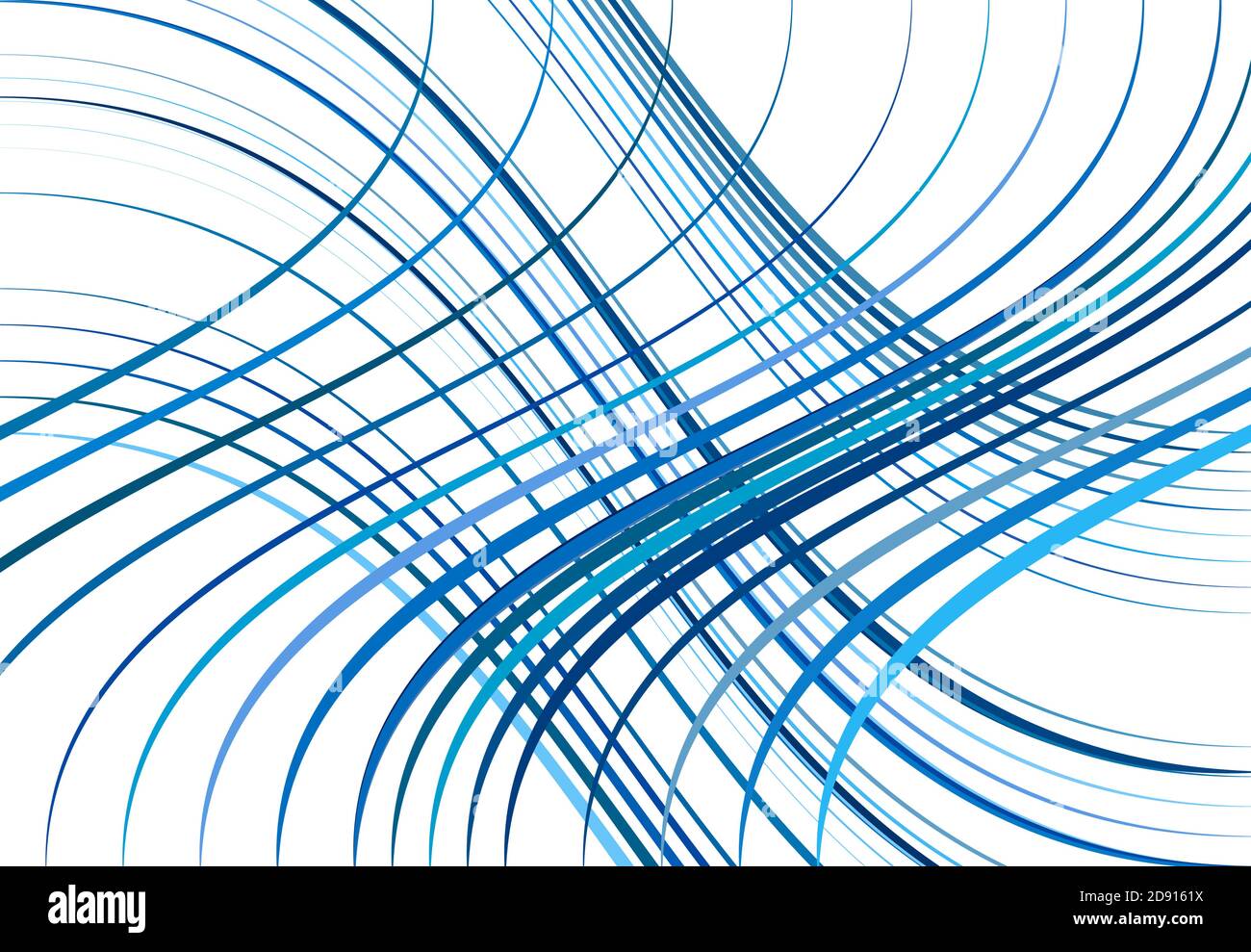 Grid, mesh of wavy, undulating, waving, billowy lines. Abstract ...