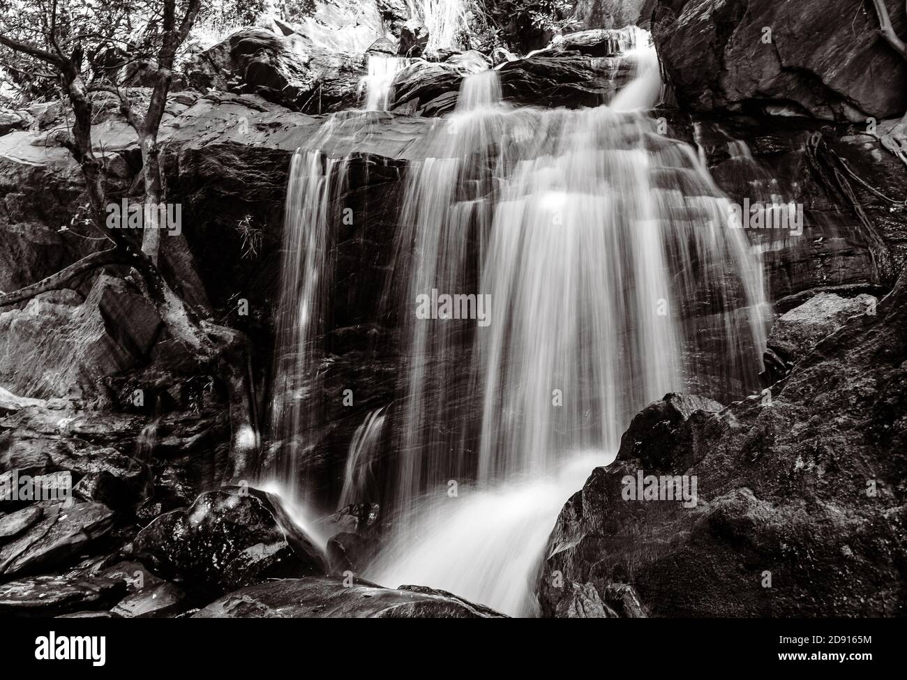 Bamni Waterfall is a A much spread-out waterfall and cascades over the ...