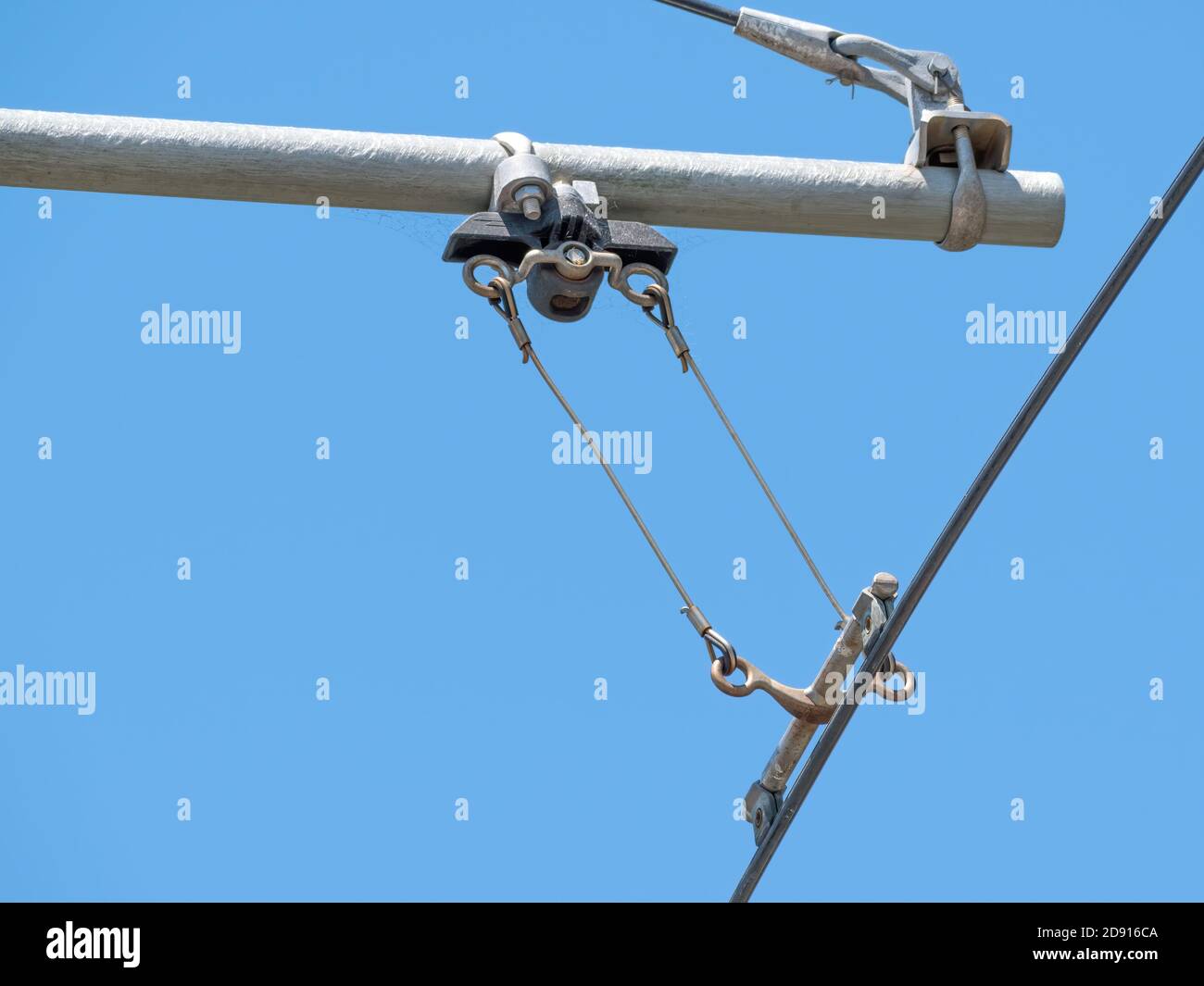 Electricity pole tram line hi-res stock photography and images - Alamy