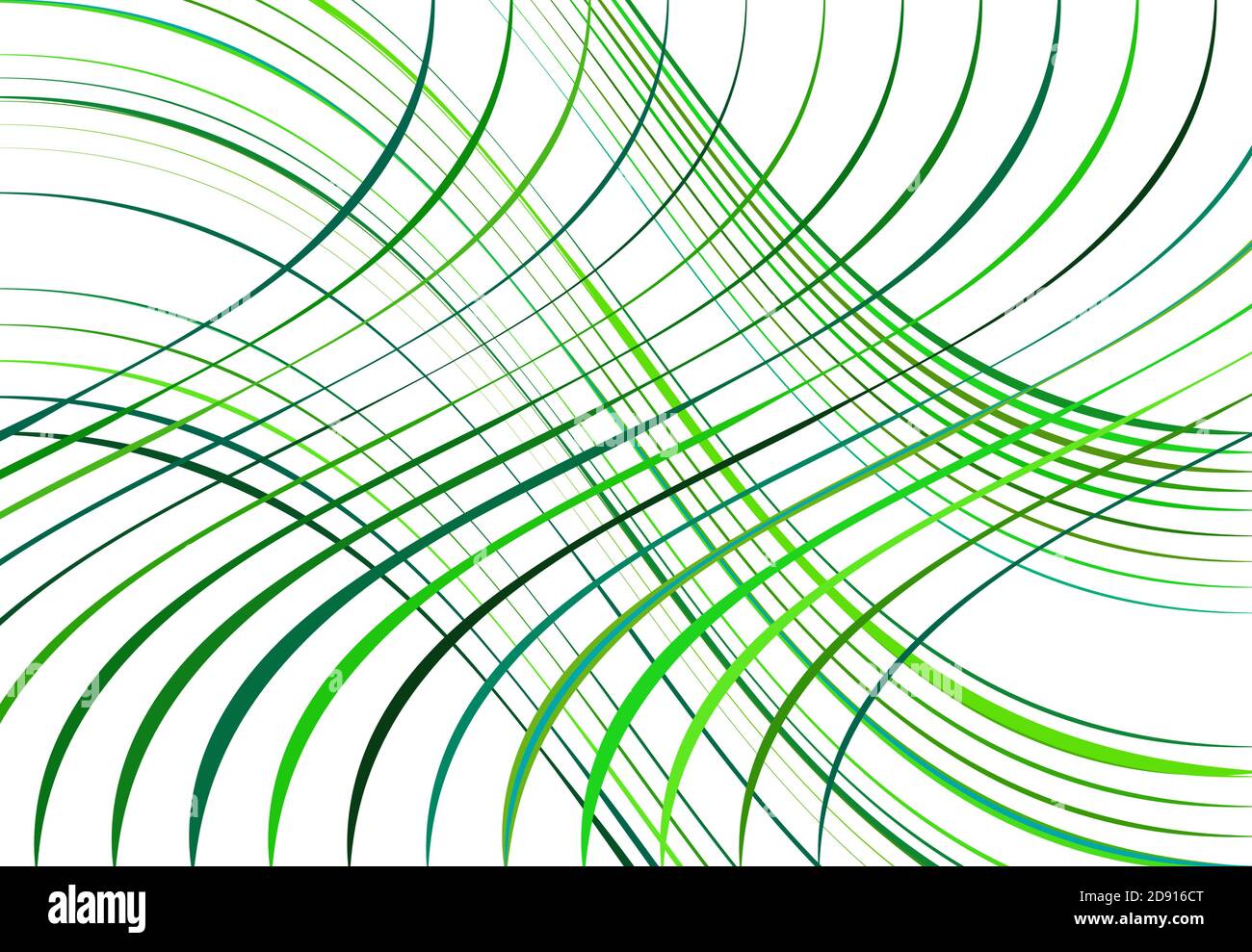 Grid, mesh of wavy, undulating, waving, billowy lines. Abstract ...