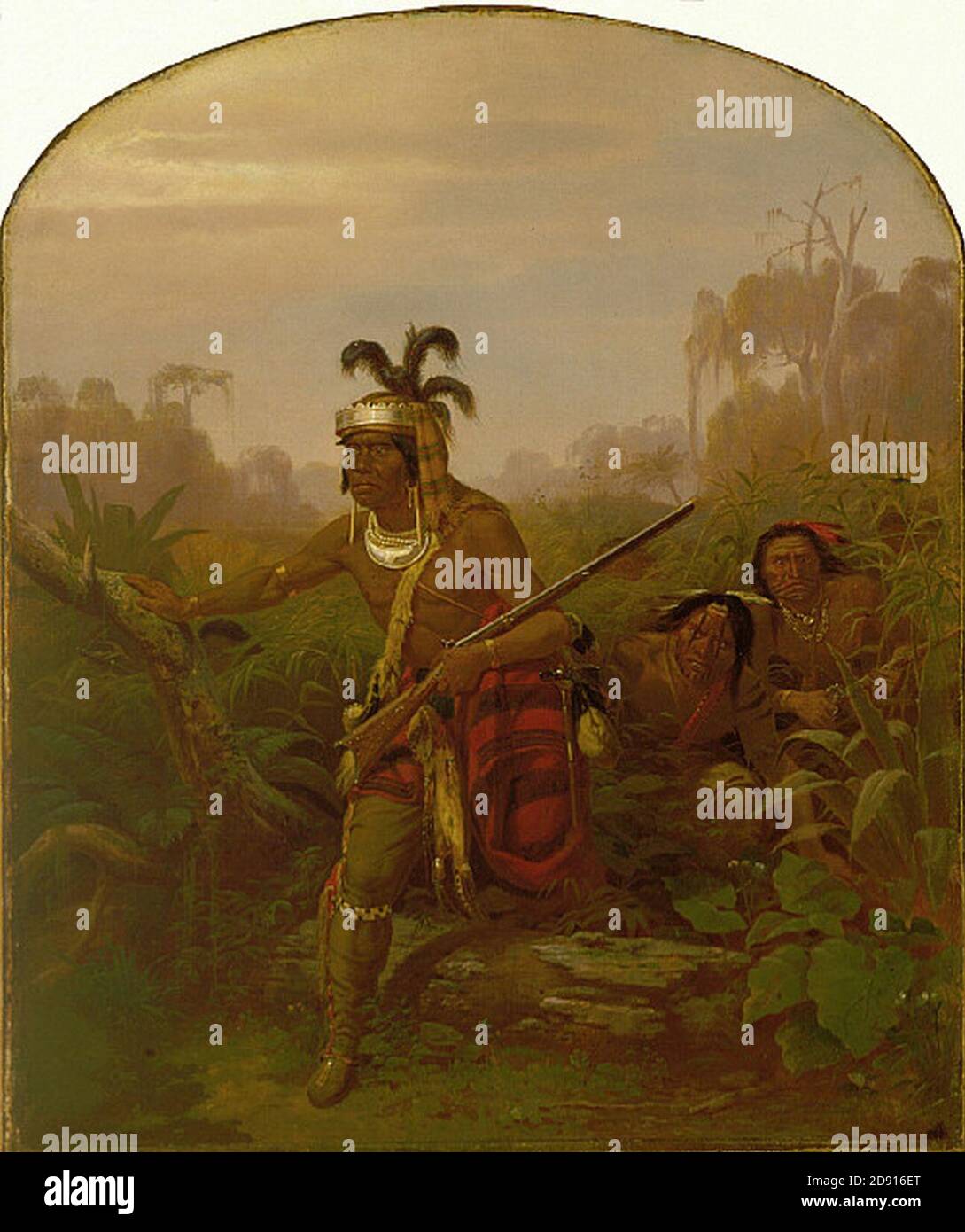 Karl Ferdinand Wimar - Chief Billy Bowlegs Stock Photo - Alamy