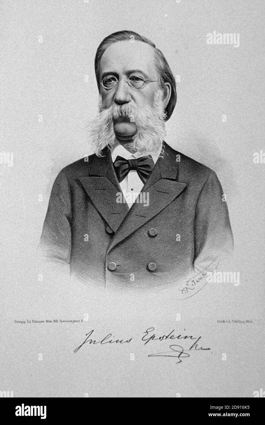 Julius Epstein Litho Stock Photo - Alamy