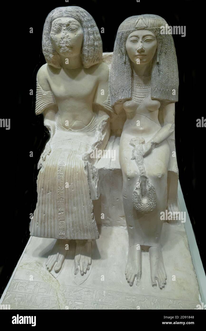 Statue of yuny and renenutet hi-res stock photography and images - Alamy